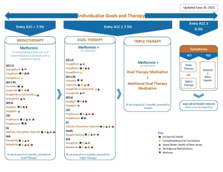 Diabetes Medication Algorithm September 2021 - Trenton Health Team